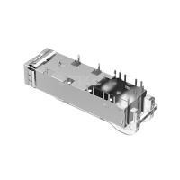China LINK-PP LP11BCS2100 SFP+ 1x1 Cage Solder With EMI Spring Finger Light Pipe for sale