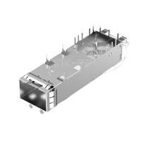 China LINK-PP LP11BCS2100 SFP+ 1x1 Cage Solder With EMI Spring Finger Light Pipe for sale