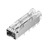 China LP11BCS2200 1x1 Port SFP+ Cage Connector Solder With EMI Spring Finger for sale