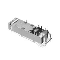 China LP11BCS2200 1x1 Port SFP+ Cage Connector Solder With EMI Spring Finger for sale
