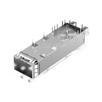 China LP11BCS2200 1x1 Port SFP+ Cage Connector Solder With EMI Spring Finger for sale