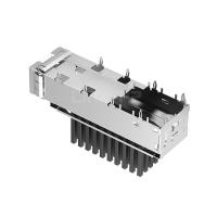 China LP11BC02060 SFP+ 1x1 Cage With Heat Sink Press-Fit for sale