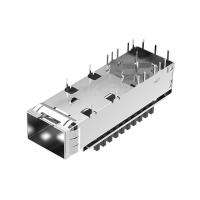 China LP11BCS2050 SFP+ 1x1 Cage With Heat Sink Solder Through Hole for sale