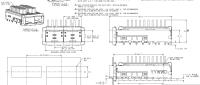 China TE 2198224-3 SFP+ Cage Ganged (1x2) with Heat Sink Connector Elastomeric Gasket 16 Gb/s for sale