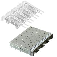 China 2110069-1 TE SFP+ Cage Ganged (1 x 4) Connector Included Lightpipe for sale