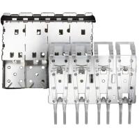 China TE 2007093-1 SFP+ Cage Ganged (1 x 4) Connector Included Lightpipe for sale