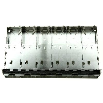 China 2007170-1 TE SFP+ Cage Ganged (1 x 6) Connector Through Hole Right Angle for sale