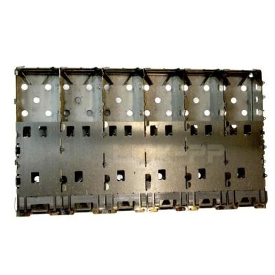 China 2007251-1 TE SFP+ Cage Ganged (1 x 6) Connector Press-Fit for sale