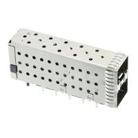 China 1-2007492-6 SFP+ Receptacle With Cage Ganged (2x1) Connector Included Lightpipe for sale