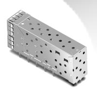 China LINK-PP LP21BC01001 2x1 Port SFP+ Cage Connector External Springs for sale