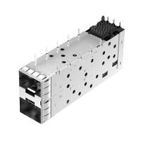 China LINK-PP LP21BC01001 2x1 Port SFP+ Cage Connector External Springs for sale