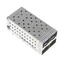 China 2007637-8 SFP+ Receptacle With Cage Ganged (2x2) Connector 16 Gb/s for sale