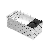 China LINK-PP LP22BC01101 SFP+ 2x2 Cage Connector With Inner/Outer LightPipe for sale