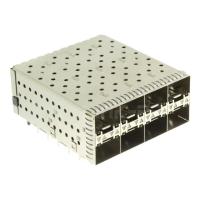 China TE 1-2007394-5 SFP+ Cage Assembly 2x4 Port With Integrated Connector Included Lightpipe for sale