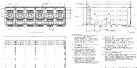China TE 2007562-5 SFP+ Cage Assembly 2x6 Port With Integrated Connector Included Lightpipe for sale