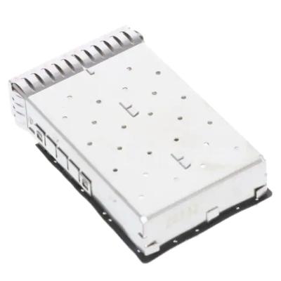 China TE 2198720-1 zSFP+ Cage Ganged (1 x 2) Connector Press-Fit Through Hole Right Angle for sale