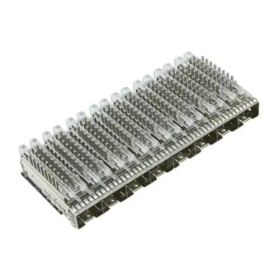 China TE 2294408-1 zSFP+ Cage 1x8 Port With Heat Sink Included Lightpipe 32 Gb/s Press-Fit for sale