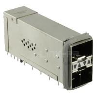 China 2198318-2 zSFP+ Cage 2x1 Port With Integrated Connector 32 Gb/s Included Lightpipe for sale
