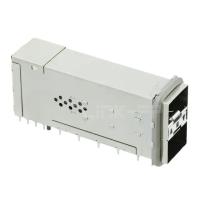 China TE 1-2198318-7 zSFP+ Cage 2x1 Port With Integrated Connector 32 Gb/s Included Lightpipe for sale