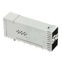 China 1-2198318-9 TE zSFP+ Receptacle with Cage Ganged (2x1) Connector External Springs Included Lightpipe for sale