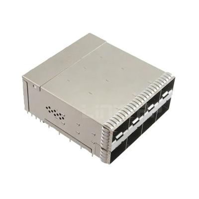 China TE 2339978-5 zSFP+ Cage Assembly 2x4 Port With Connector 56 Gb/s EMI Springs for sale