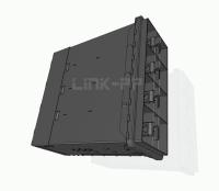 China 3-2180324-0 zSFP+ Receptacle with Cage Ganged (2x4) Connector 32 Gb/s Elastomeric Gasket for sale