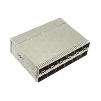 China 2347721-5 zSFP+ Cage 2x6 Port With Integrated Connector 56 Gb/s EMI Springs for sale