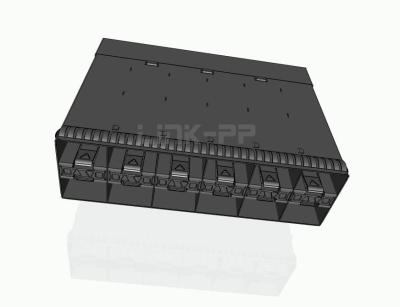 China TE 2291491-1 zSFP+ Receptacle with Cage Ganged (2x6) Connector 32 Gb/s External Springs Included Lightpipe for sale