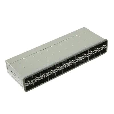 China TE 2227838-8 zSFP+ Receptacle with Cage Ganged (2x12) Connector Included Lightpipe 32 Gb/s for sale
