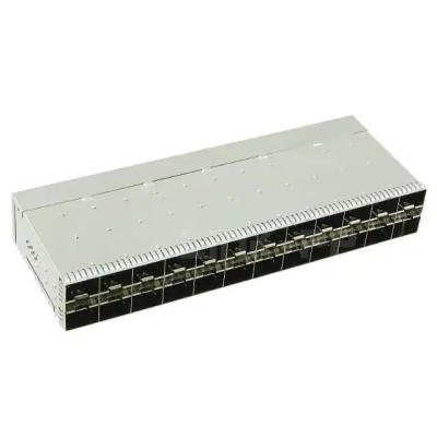 China TE 2301210-2 zSFP+ Receptacle with Cage Ganged (2x12) Connector External Springs Thermally Enhanced for sale