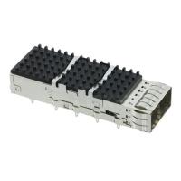 China 2170704-4 QSFP28 Cage With Heat Sink Connector Press-Fit Through Hole Right Angle for sale