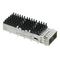 China 2170704-5 Position QSFP28 Cage with Heat Sink 28 Gb/s for sale