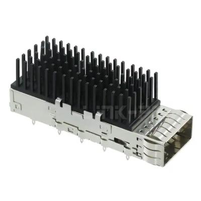 China 2170704-9 QSFP28 Cage with Heat Sink 28 Gb/s for sale