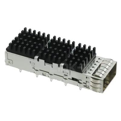China TE 2170704-8 Compatible LINK-PP LP11FC01051 QSFP28 Cage Assembly With Heat Sink 1 x 1 Port for sale