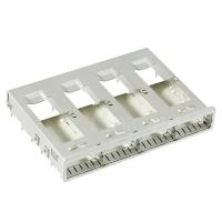 China TE 2227250-1 QSFP28 Cage Ganged (1 x 4) Connector Press-Fit Through Hole for sale