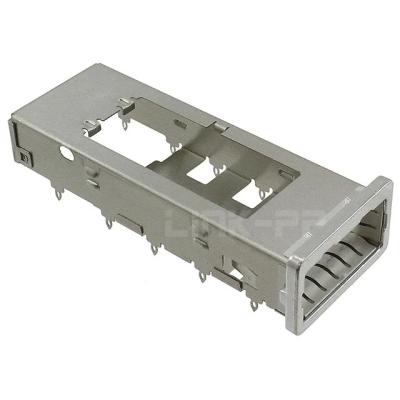 China 1551891-1 ZQSFP+ Cage Press-Fit Through Hole for sale