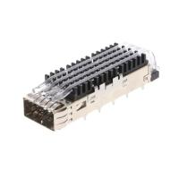 China 4-2170705-2 TE ZQSFP+ Cage Assembly With Heat Sink 1 Port Included Lightpipe for sale