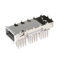 China 1551892-3 TE ZQSFP+ Cage Assembly With Heat Sink 1 Port  25 Gb/s for sale