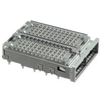 China TE 2227103-1 ZQSFP+ Cage Assembly 1 x 2 Port With Heat Sink 28 Gb/s for sale