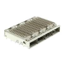 China 2227249-2 ZQSFP+ Cage Ganged (1 x 4) With Heat Sink Connector 28 Gb/s for sale
