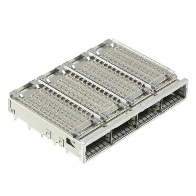 China TE 2227249-1 ZQSFP+ Cage Ganged (1 x 4) With Heat Sink Connector 28 Gb/s for sale