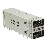 China 2227669-1 ZQSFP+ Cage Assembly  2 x 1 Port With Integrated Connector 25 Gb/s for sale