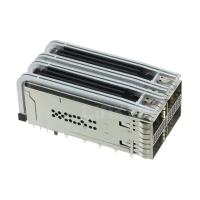China 2299870-1 ZQSFP+ Cage Assembly with Integrated Connector 2x2 Port with Heat Sink Connector Included Lightpipe for sale