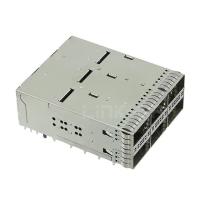 China 2227671-1 ZQSFP+ Cage 2x3 Port With Integrated Connector 28 Gb/s for sale