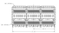 China 2227671-1 ZQSFP+ Cage 2x3 Port With Integrated Connector 28 Gb/s for sale