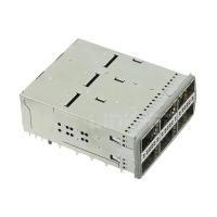 China 2214565-1 ZQSFP+ Cage Assembly 2x3 Port With Integrated Connector 28 Gb/s for sale