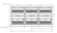 China 2214565-1 ZQSFP+ Cage Assembly 2x3 Port With Integrated Connector 28 Gb/s for sale