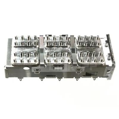 China 1888968-1 QSFP+ Cage with Heat Sink Connector 14 Gb/s for sale