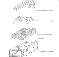 China TE 1888971-2 QSFP+ Cage with Heat Sink Connector EMI Springs Included Lightpipe for sale