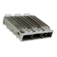 China TE 2057042-5 QSFP+ Cage Ganged (1 x 3) with Heat Sink Connector Included Lightpipe for sale